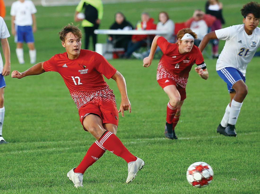 Cardinals trample Bluejays in boys soccer; Fairmont Area girls improve ...